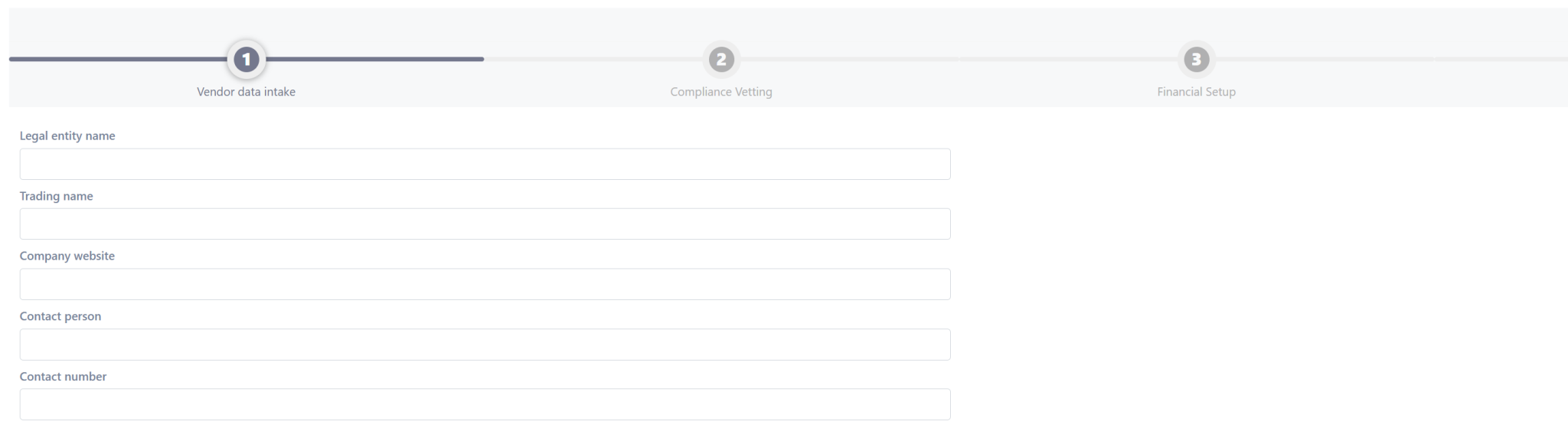 New Vendor Setup – SWorkflow